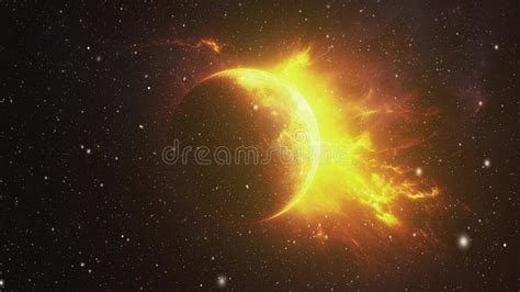 Macro Universe The Beginning Of The Hot Universe And Galaxies Stock