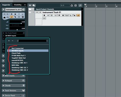 self record midi track cubase steinberg forums