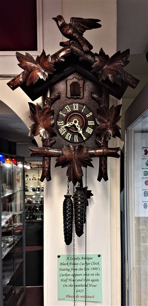 Antique Black Forest Cuckoo Clock From Late 1900s £425 Cl63 Arundel Jewellers Ltd