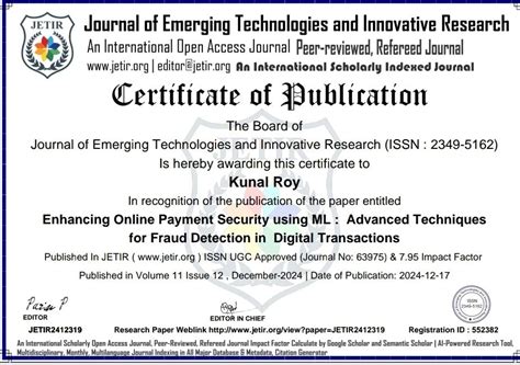 Research Machinelearning Digitalsecurity Teamwork Kunal Roy