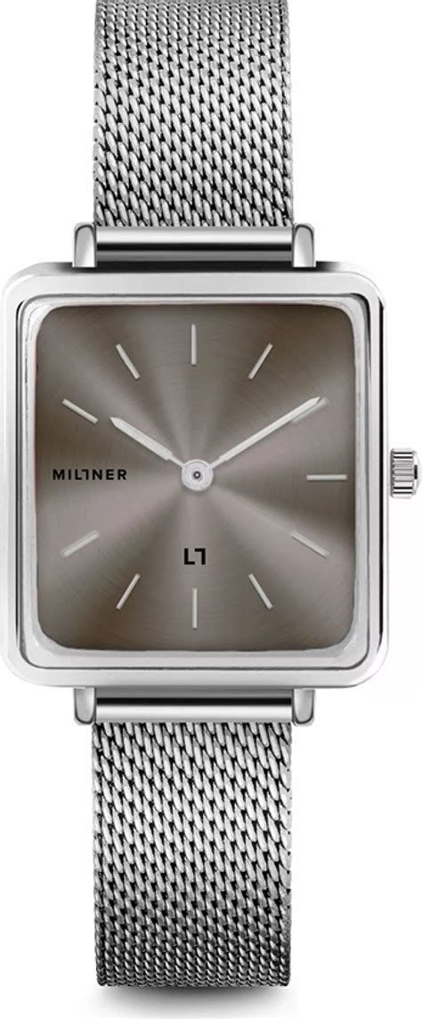 Ceas De Dama Millner Royal Silver Graphite Bsw 8425402504932 Cel Ro