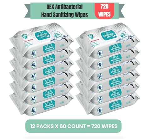 Dex Antibacterial Hand Sanitizing Wipes Keep Your Hands Clean And