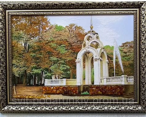 Купить Виды Харькова Зеркальная струя картина из янтаря цена 3180 грн — Prom Ua Id 1744058122