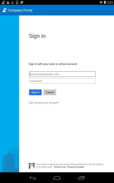 Office 365 Mobile Device Management Enrolment For Android
