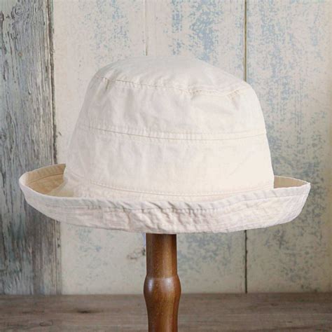 Cream Cotton Bucket Hat Closet And Botts