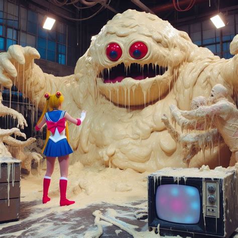 70s Sailor Moon Vs Glue Monster 01 By Bunnyboyhero On Deviantart