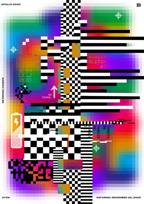 Screen Glitch 7 Poster 726 Severino Canepa