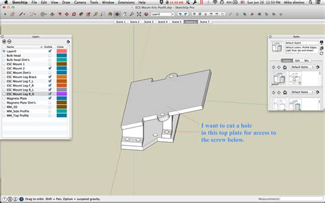 How To Cut Or Push A Vertical Hole Through An Angled Plane Pro