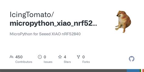 Github Icingtomato Micropython Xiao Nrf Micropython For Seeed Xiao Nrf