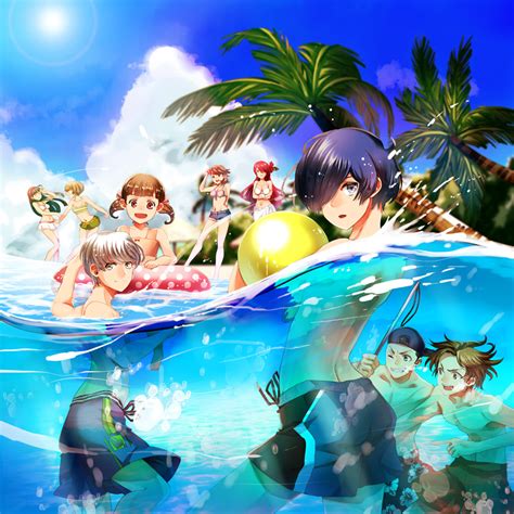 Safebooru 4boys 5girls Amagi Yukiko Arisato Minato Ass Atlus