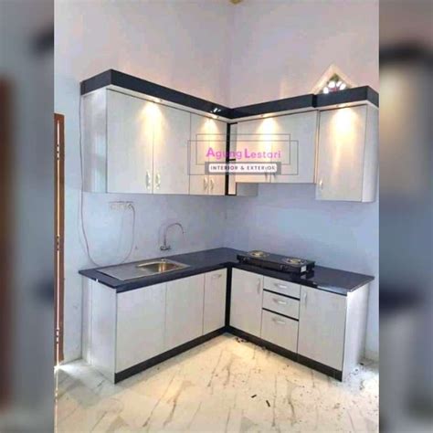 Jual Kitchen Set Kaca Kitchen Set Hpl Kitchen Set Kaca Hpl Di Seller Agung Lestari Interior Sby
