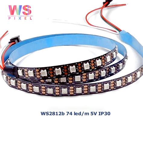 Ws2812b Non Waterproof 74 Pixel 1m Addressable Pixel Strip For Arduino 1 Meter Strips Madrix