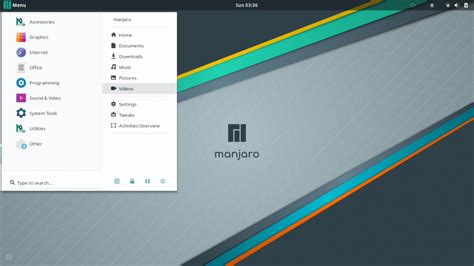 Manjaro 180 Menu Manjaro Dot Site
