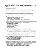 Aplia Assignment Chapter Section Docx BUSINESS COMMUNICATIONS APLIA ASSIGNMENT