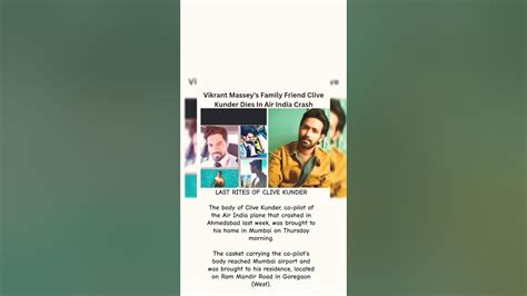 Clive Kunder Funeral Massclivekunder Pilot Ahmedabadplanecrash Youtube