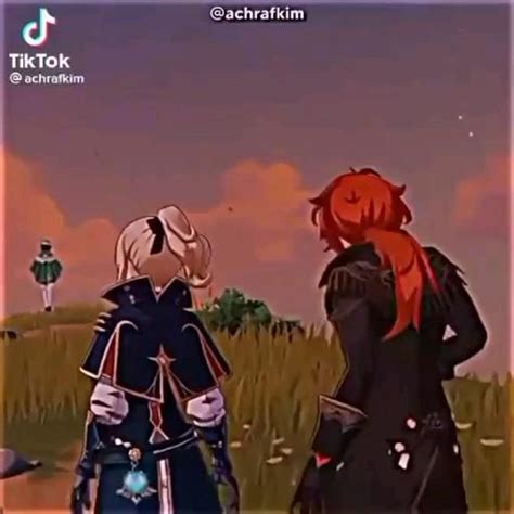 Jean X Diluc 』 Video Cool Animations Just Video Good Music