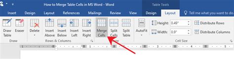 How To Merge Table Cells In MS Word OfficeBeginner