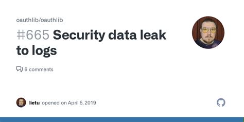 security data leak to logs · issue 665 · oauthlib oauthlib · github