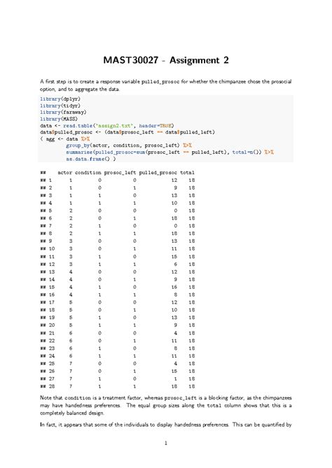 example report assign 2 mast30027 assignment 2 a first step is to