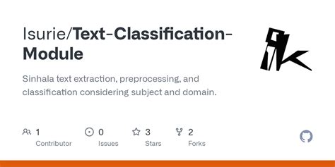 Github Isurietext Classification Module Sinhala Text Extraction