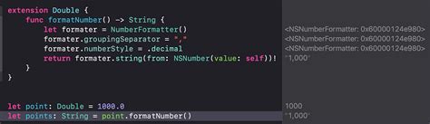 Adding Thousand Separator To Number In Swift 數字增加千分位 彼得潘的 Swift Ios