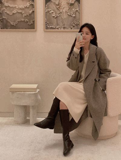 천장돌파 앙고라 자체제작 Premium 셀린드 헤링본 핸드메이드 테일러 코트 에이블리
