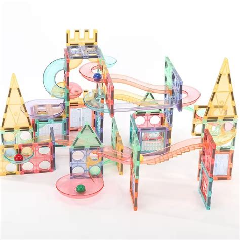 مگنت جاده با لوله‌های مینی بازی مهندسی برای کودکان