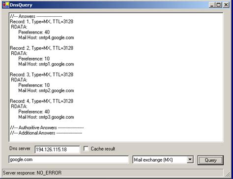 dns query