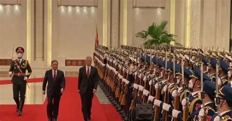 中国总理李强为李显龙总理举行欢迎仪式 狮城新闻 新加坡新闻