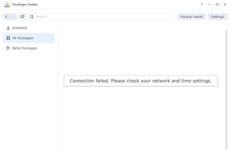 Synology Nas Cant Connect To Package Center Marius Hosting