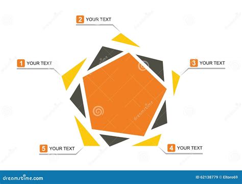 Flow Chart Template Stock Vector Illustration Of Info 62138779