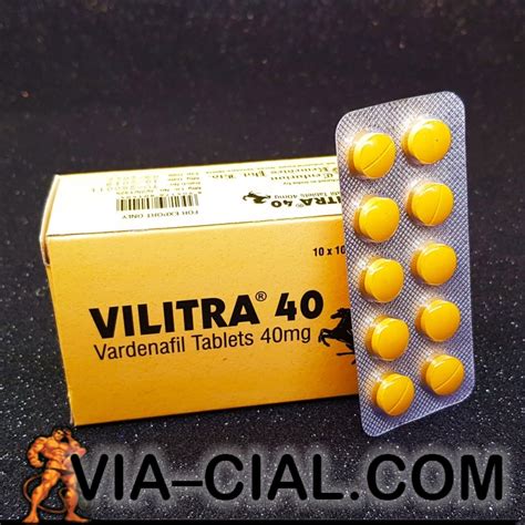 Vilitra 40 Vardenafil Normal Genérico De Levitra 40mg