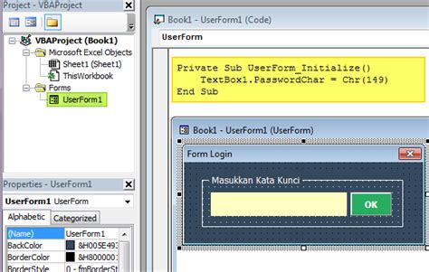 Cara Membuat Passwordchar Berbentuk Bullet Di Excel