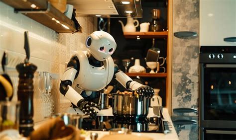 Cinematic Documentary Photography Of An Arduino Robot In Lab Premium Ai Generated Image