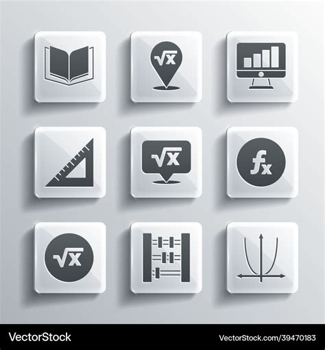 Set Abacus Graph Schedule Chart Diagram Royalty Free Vector