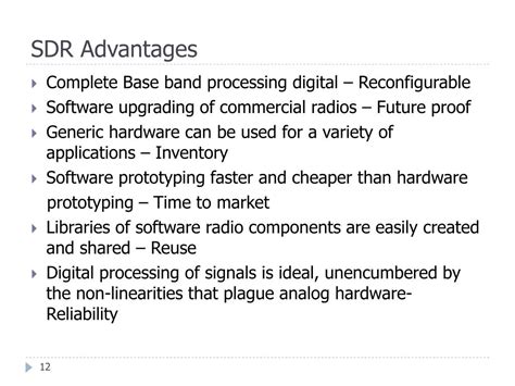 Ppt An Introduction To The Software Defined Radio Sdr Technology