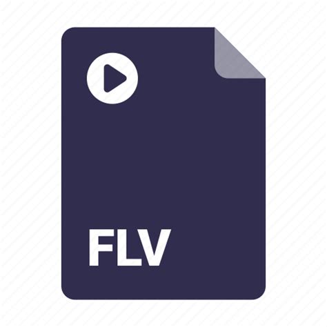 Extension File Flv Format Icon Download On Iconfinder