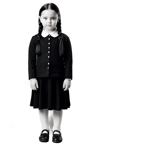 Download Wednesday Addams Vintage Look Png Srr
