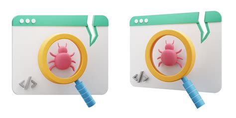 Web Bug Detected 3d Icon Showcasing Bug Detection 3d Icon 3d Icon Bug Identification 28700118 Png