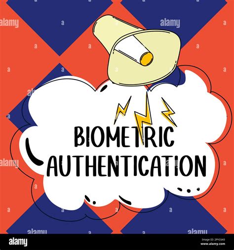 Text Caption Presenting Biometric Authentication Business Concept Identity Verification