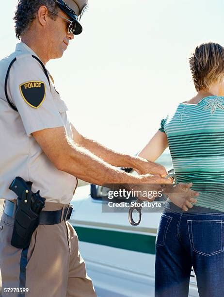 Girl Arrested Handcuffed Behind Back