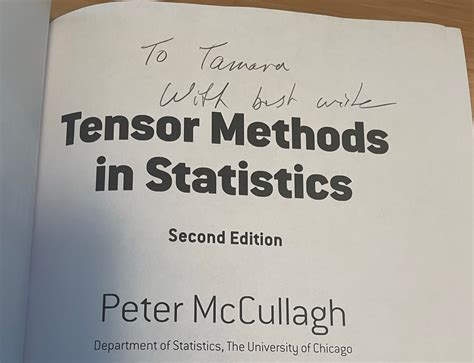 tensors methods in statistics mathsci ai