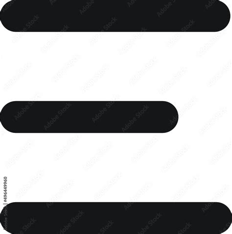 Icons For Website Menu Navigation Vector Set Of Ui Design Elements