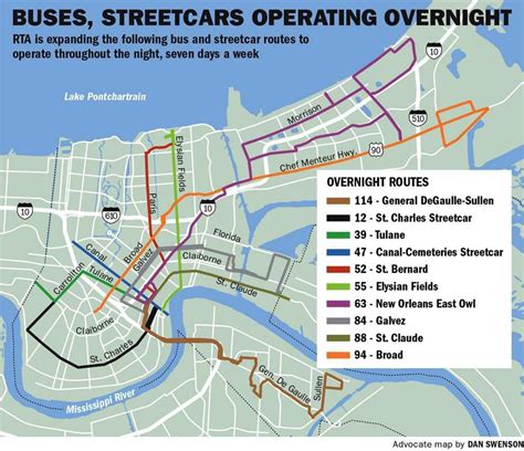 Printable New Orleans Streetcar Map Printables Templates Free