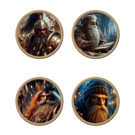 Dwarf Male Tokens Complete Vtt Token Pack 100 By Jira77