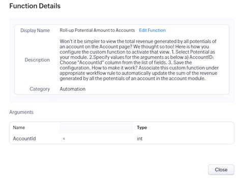 Zoho Crm And Custom Functions