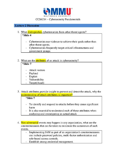 ccs6214 lecture 02 discussion ccs6214 cybersecurity fundamentals