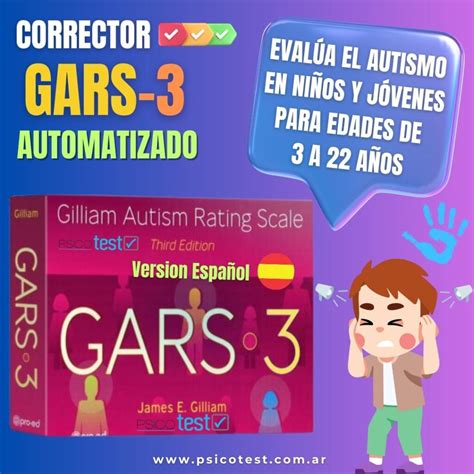 Test Gars 2 Escala De Evaluación De Autismo De Gilliam Psicotest