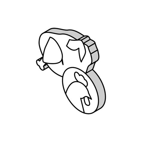 Chicken Meat Carcass Isometric Icon Vector Illustration 39306824 Vector