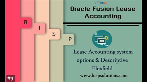 Oracle Lease Accounting System Options And Descriptive Flexfield Oracle